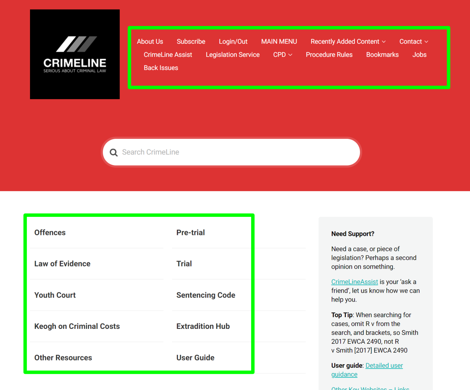 What does CrimeLine Offer? – CrimeLine