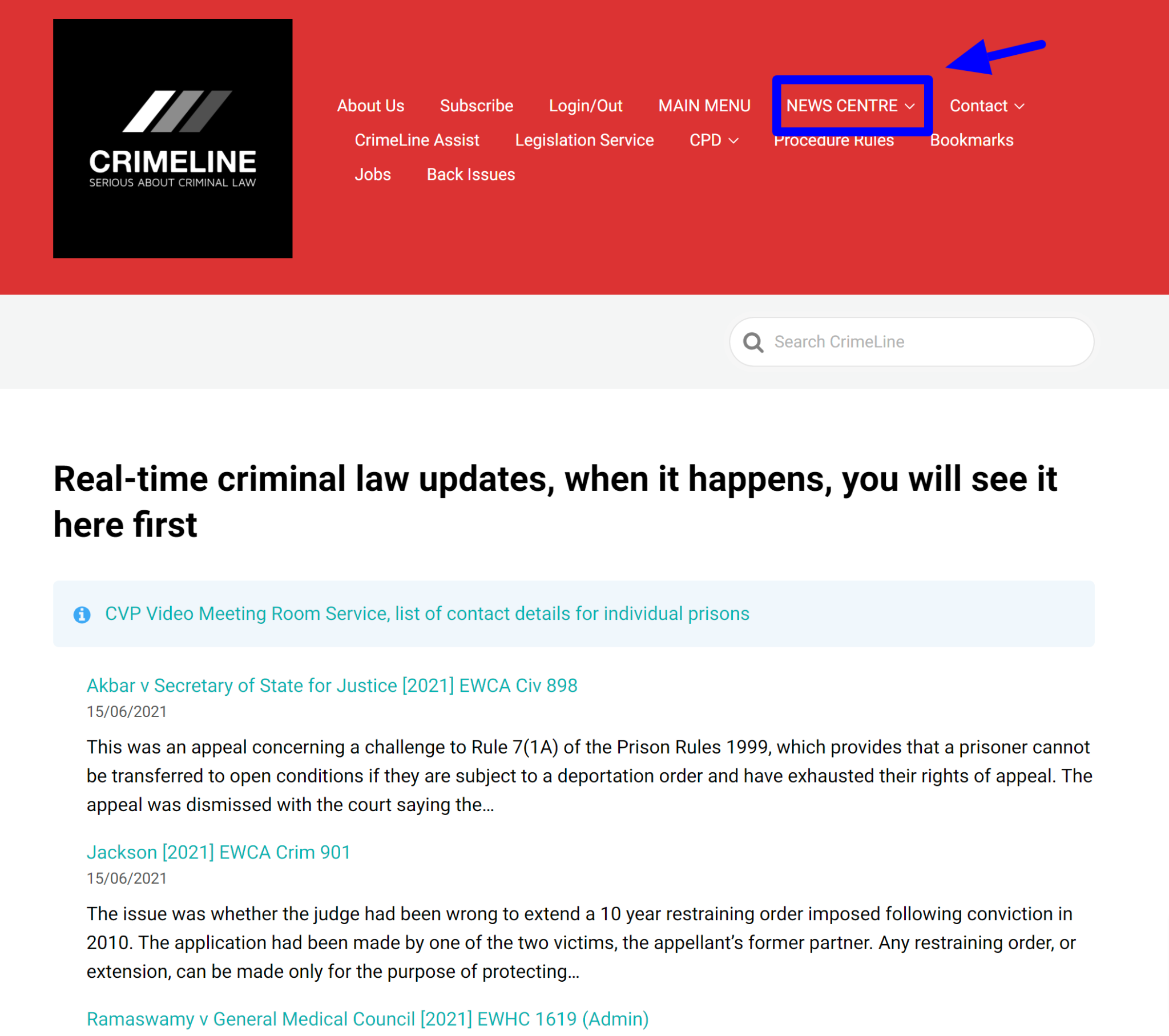 What does CrimeLine Offer? – CrimeLine